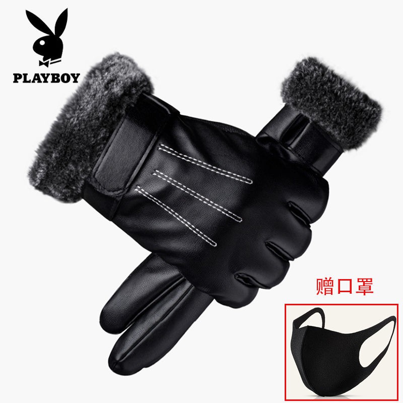 Playboy Men s Gloves Wear-resistant Riding Motorcycle Winter Warm ...
