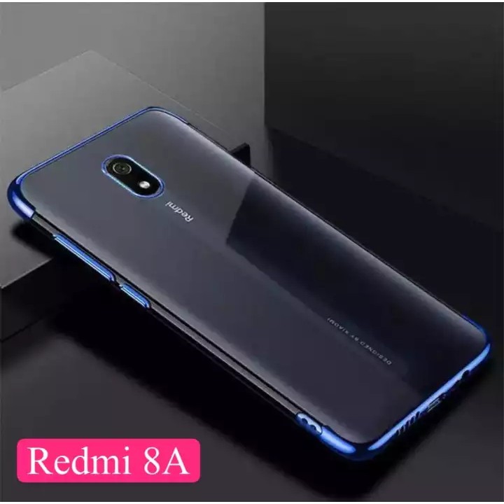 Case Xiaomi Redmi 8A เคสเสี่ยวมี่เรดมี่ 8A เคสนิ่ม TPU เคสใสขอบสี ...