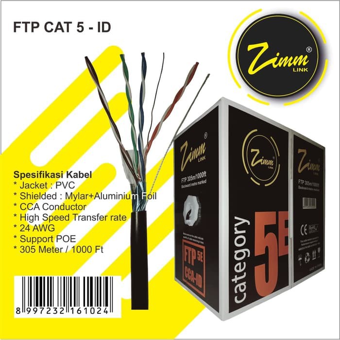 Ftp Cat 5e 25m Lan สายเคเบิลยาว 5e ยาว 25 เมตร 6 ชิ้น - nuhsantaraid.th - ThaiPick