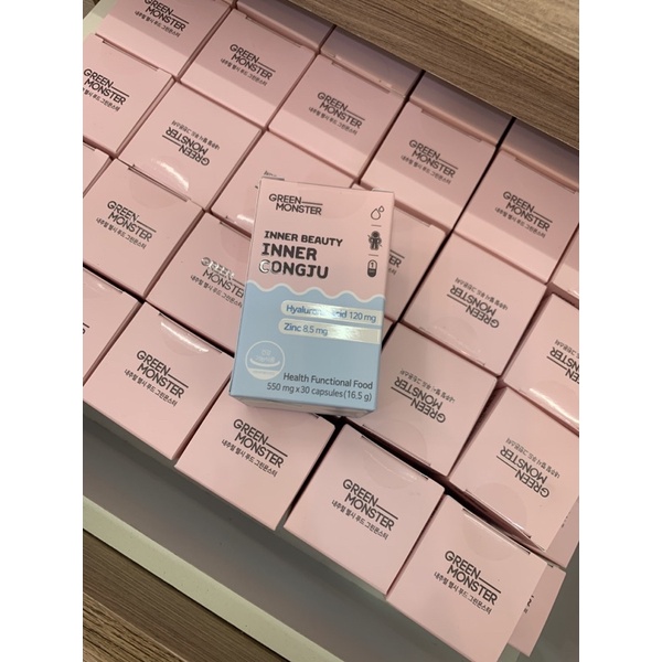 Green Monster Inner Congju ไฮยาลูรอนซิงค์ 30เม็ด ร้านนี้พร้อมส่งค่ะ ...