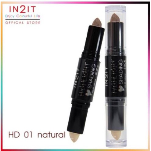 ไฮไลท์ เฉดดิ้ง แบบแท่ง IN2IT HIGHLIGHT SHADING STICK (HD01) - tshop636 ...