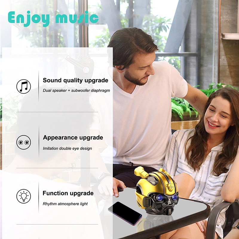 Transformers Bumblebee Helmet Wireless Bluetooth 5.0 Speaker With Fm ...