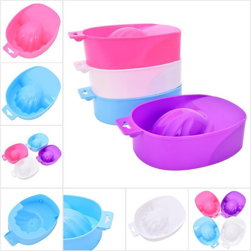LHGC 1pc Art Tips Finger Soak Bowl Remover Hand-actuated Wash Manicure ...