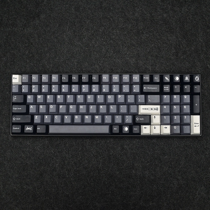 Fast shipping GMK-Apollo 129-key PBT keycaps Cherry profile dye-sub ...