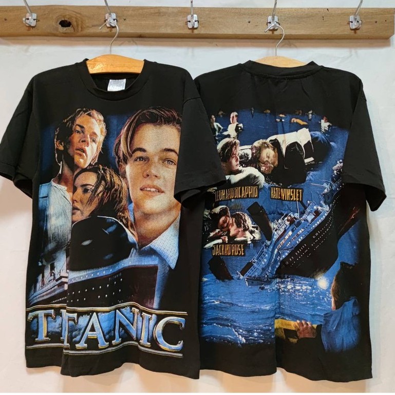 TITANIC bootleg *มาใหม่ ไททานิก บูทเลก ผ้า100 ฟอกนุ่ม วินเทจ เฟดสวย มา ...