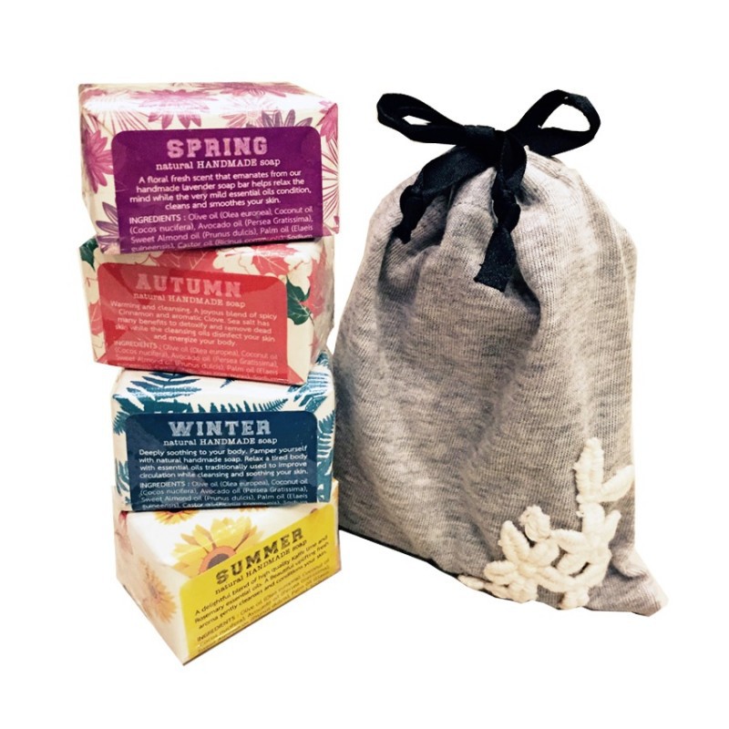 Aroma & More FOUR SEASONS - Natural Aromatic Handmade Soap 70g x 4 ก้อน ...