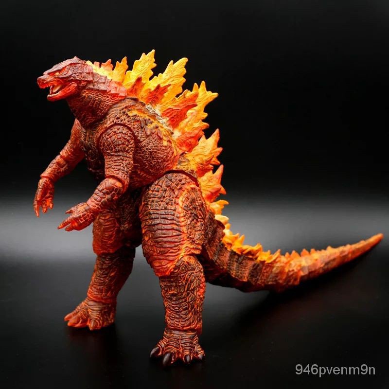 6u7i NECA Godzilla King of the Monsters Fire Burning Godzilla Action ...