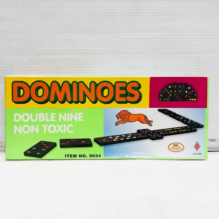 โดมิโน่ Dominoes Double nine non toxic 55 ชิ้น | Shopee Thailand