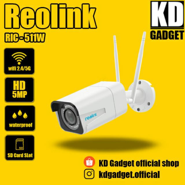 (กล้องวงจรปิด)Reolink RLC-511W(5MP) - p.moungmeekha - ThaiPick