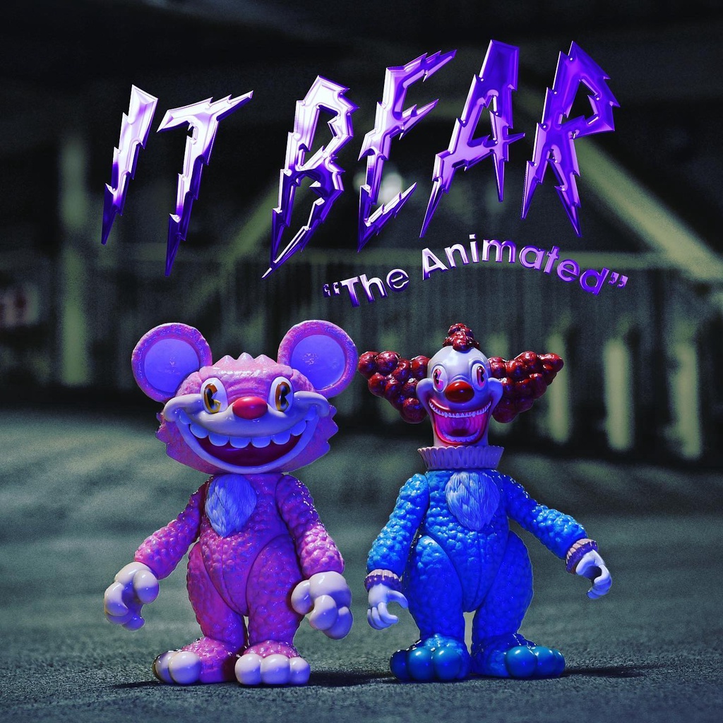 IT Bear : The Animated by JPX X Milktoyboys Blue & Pink (Set 2 pcs) | Shopee Thailand