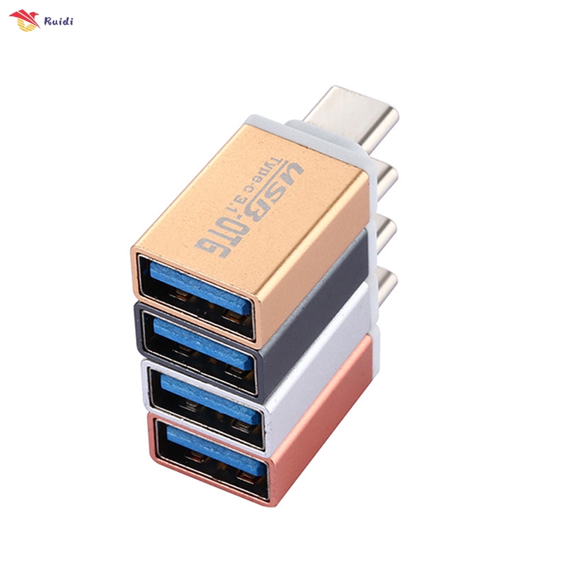 usb male to usb 3 . 1 type - c otg female อะแดปเตอร์เชื่อมต่อข้อมูลสําหรับ oneplus 2 - ruidi.th ...