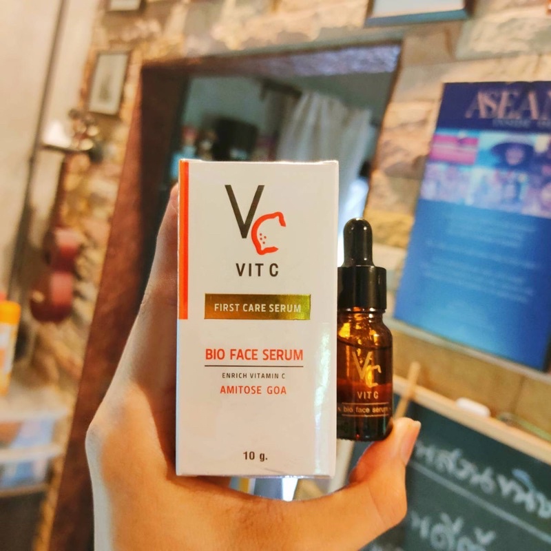 VC Vit C Bio face Serum วิตซี เซรั่มน้องฉัตร 10ml - beatprincessroom - ThaiPick