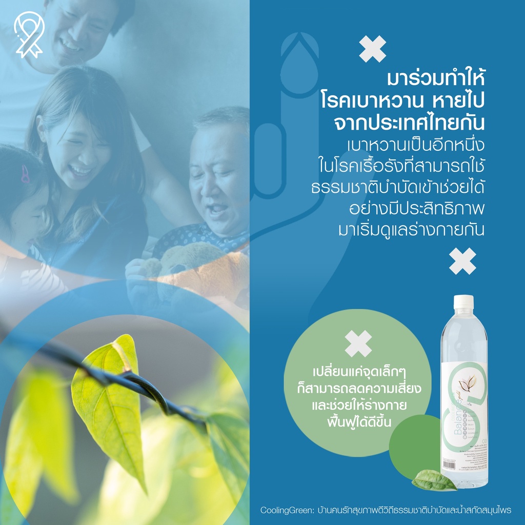 (SET 3 ขวด) CoolingGreen Cooling Green น้ำย่านางสกัด สูตร บาลานซ์ โกลด์ Balance Glod EXP ...