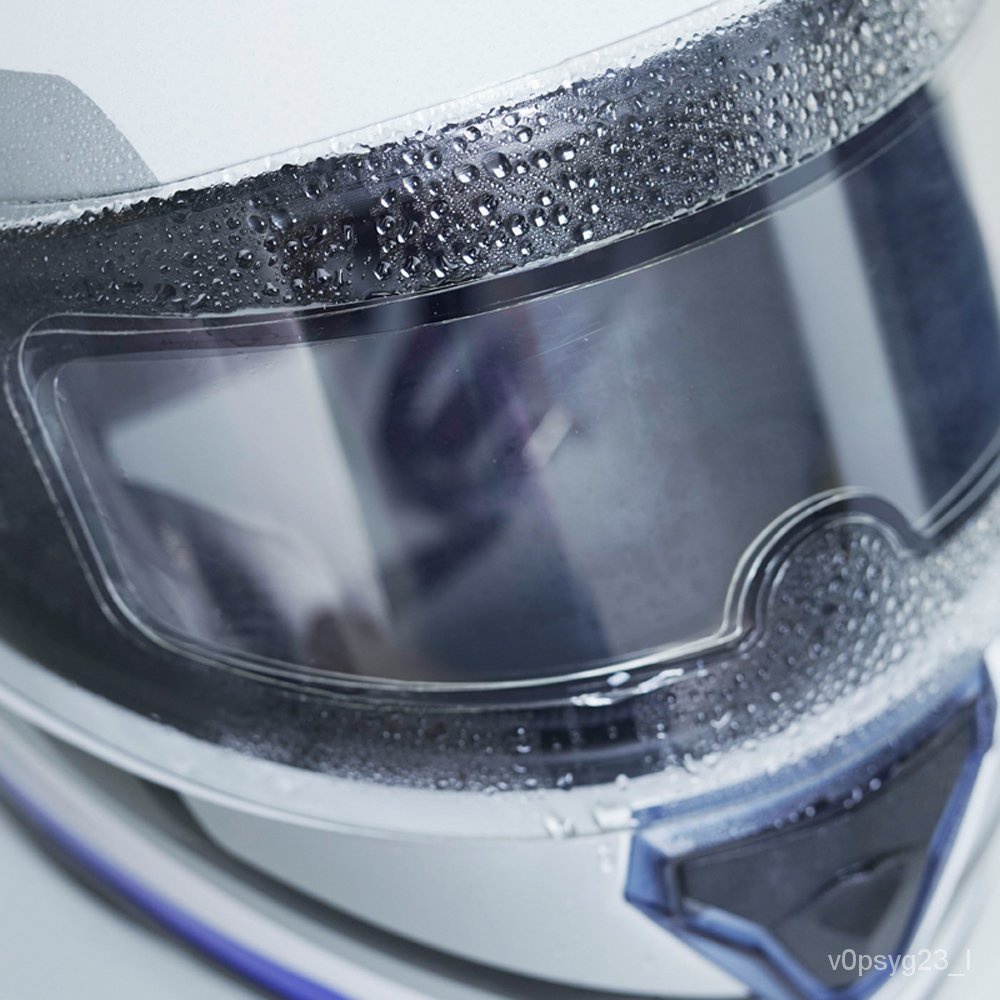 Helmet Clear Anti-Fog Patch Film Motorcycle Helmet Lens Fog Resistant ...