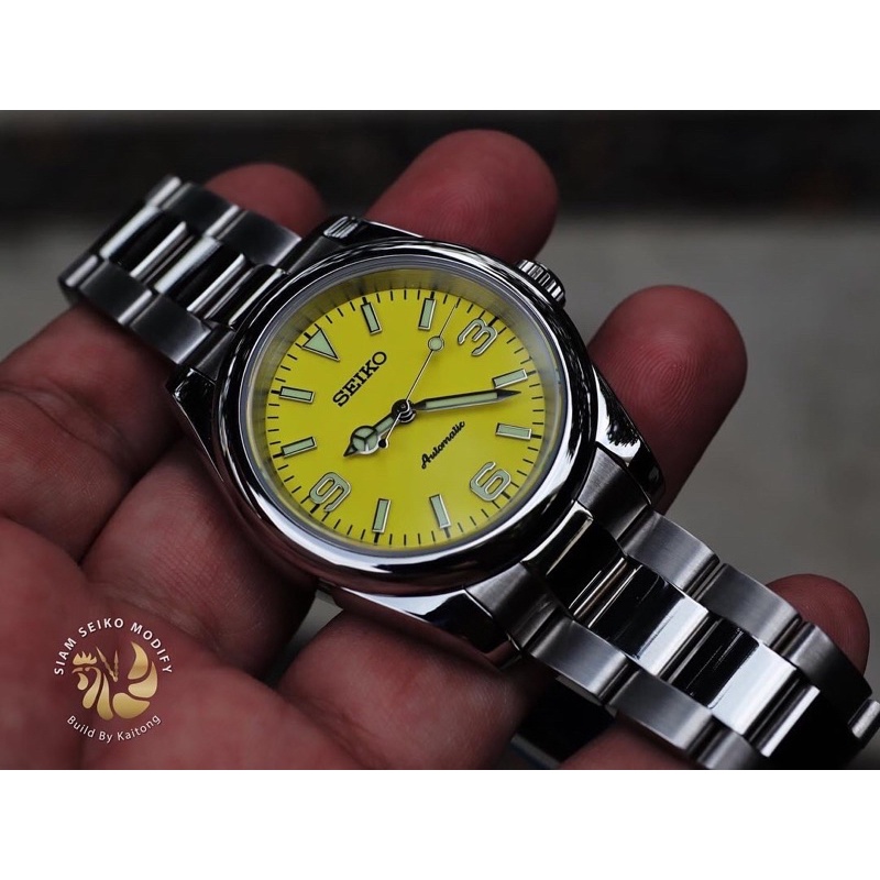 SEIKO EXPLORER DIAL YELLOW MOD. | Shopee Thailand