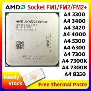 โปรเซสเซอร์ CPU AMD A4-Sies A4 3300 3400 3420 4000 5300 6300 7300K ...