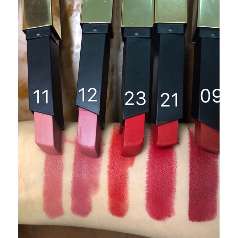 YSL Small silver bar Small Gold Lipstick ลิปสติก กำมะหยี่ ผ้าซาตินสุด ...