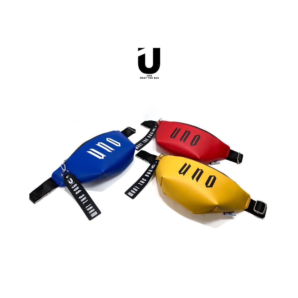 UNO BAG NO.1 ️ กระเป๋าคาดอก กระเป๋าคาดเอว ผลิตจาก หนัง PVC PU ลิขสิทธิ์ ...