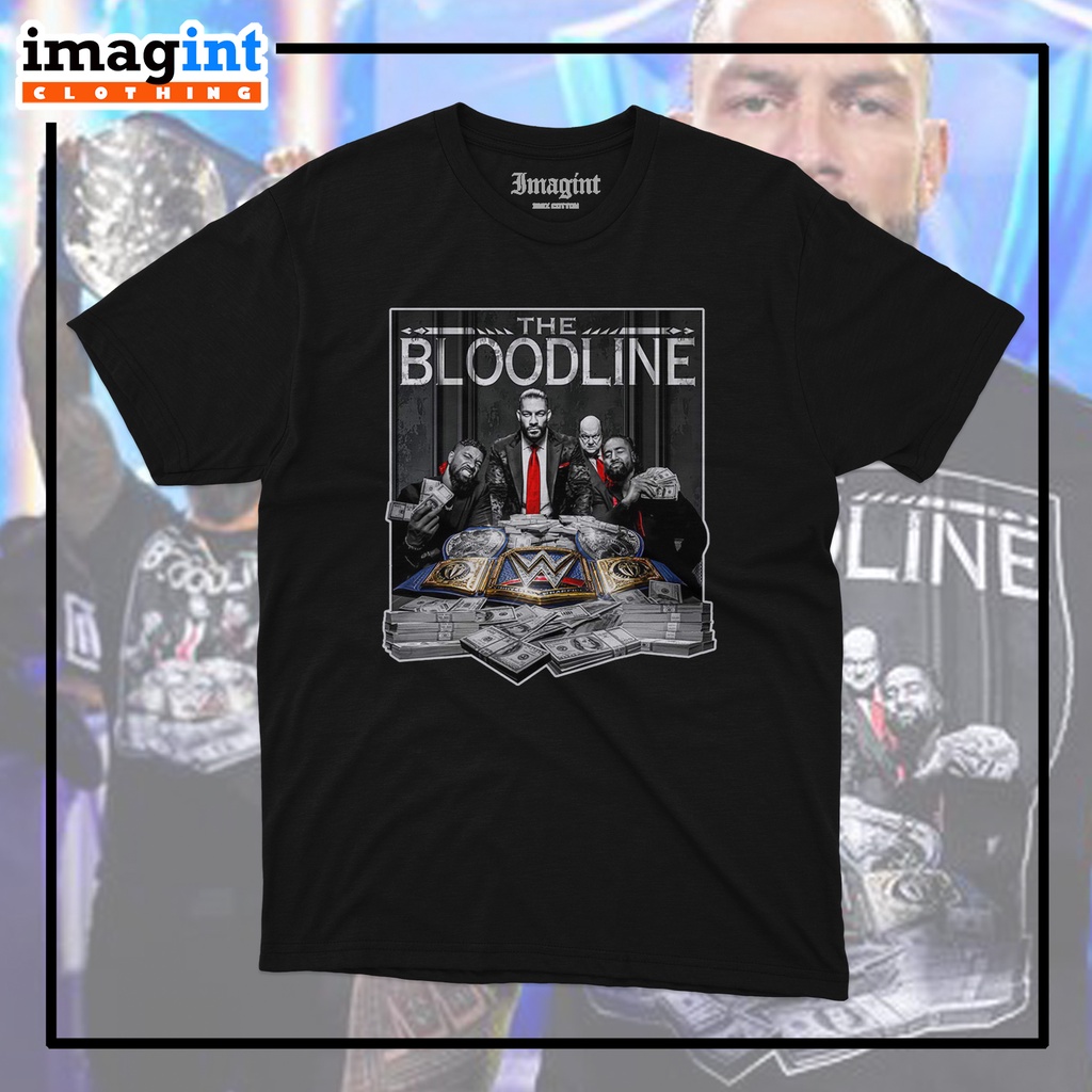 เสื้อยืด พิมพ์ลาย Wwe ROMAN REIGNS THE BLOODLINE สําหรับผู้ชาย และ ...
