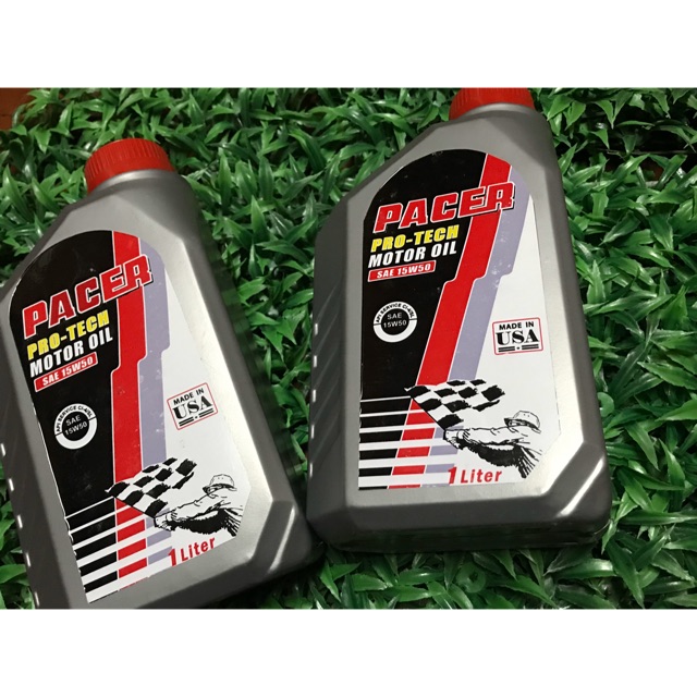 น้ำมันเครื่อง Pacer Pro-Tech Motor Oil SAE15W50 | Shopee Thailand