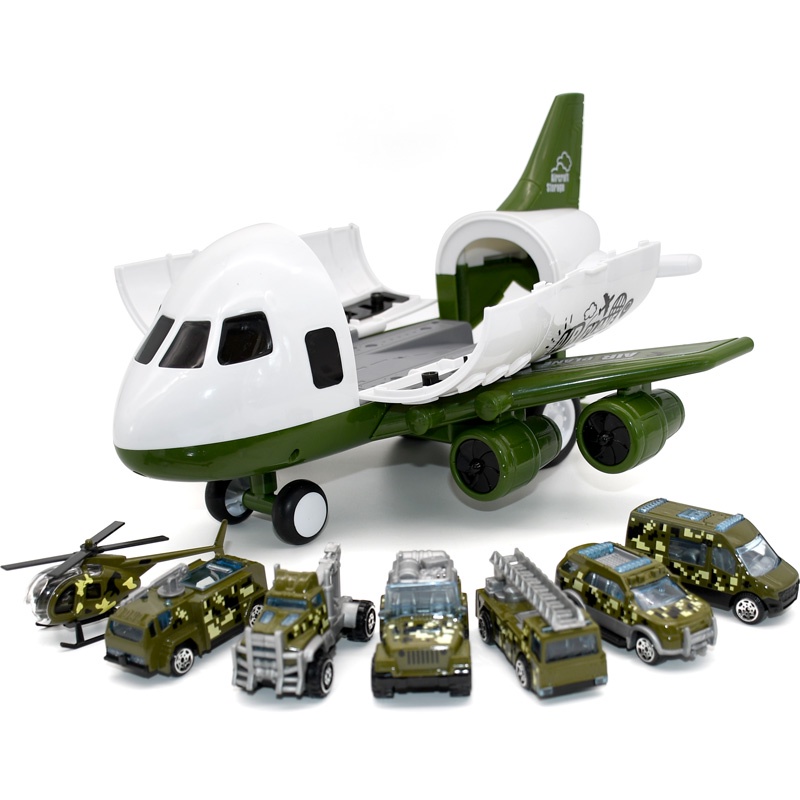 ☂☍Inertia Children's Gift Airplane Toy Large Storage with Alloy Truck ...