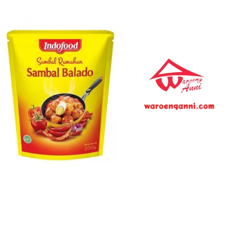 Indonesia Sambal Balado Merah Indofood (200gr) | Shopee Thailand