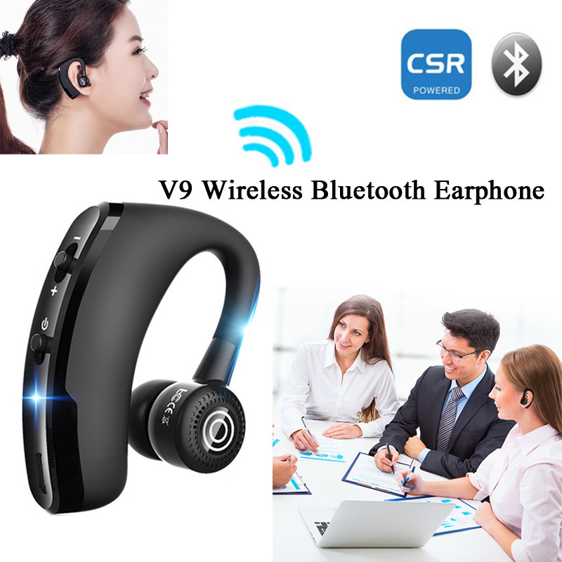 V9 Wireless Earphone Voice Control Music Bluetooth Handsfree Noise Cancelling - 2kucp0dc4n ...