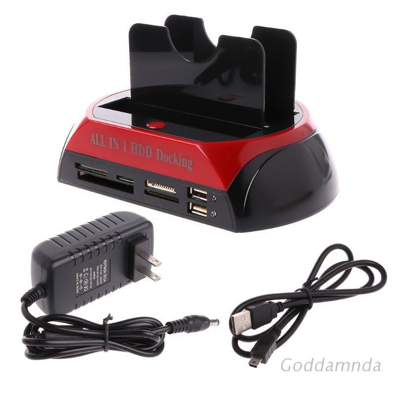 GODD IDE SATA Dual All In 1 HDD Dock Docking Station Hard Disk Drive ...