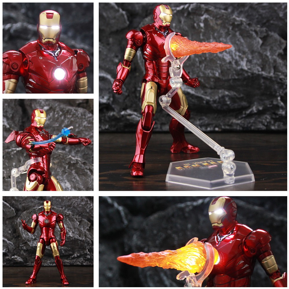 อะนิเมะ รูปอะนิเมะ LED Light Classic Marvel Iron Man MK3 Mark III 7 ...