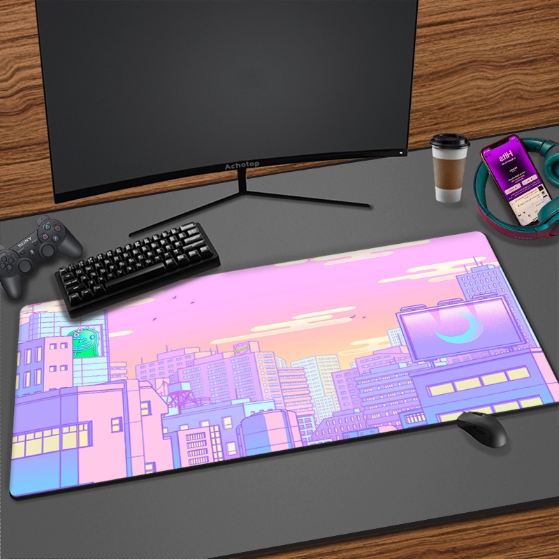 20Purple Moon Landscape Large Kawaii Mouse Pad XXL PC Gamer Computer ...