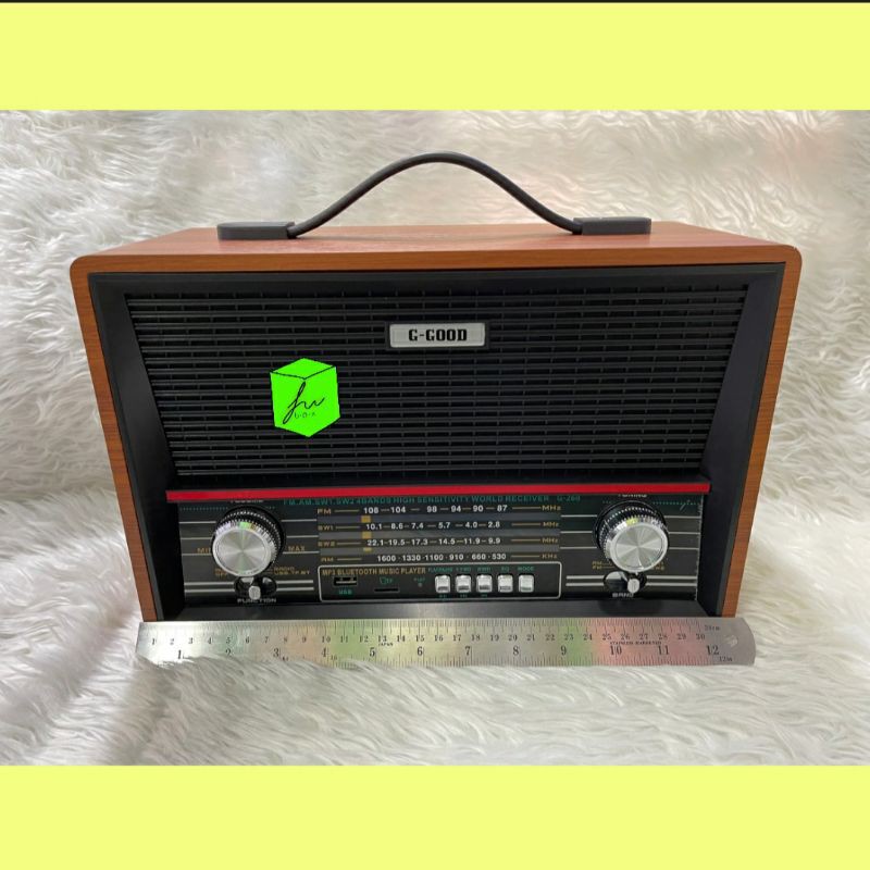 วิทยุ FM-AM MP-3 บลูทูธ SD รุ่น-G-268 BIG - jwbox - ThaiPick