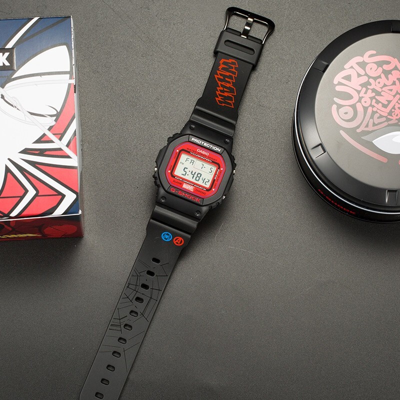 Casio G Shock นาฬิกาข้อมือผู้ชาย สีดำ สายเรซิ่น รุ่น G 5600e 1dr