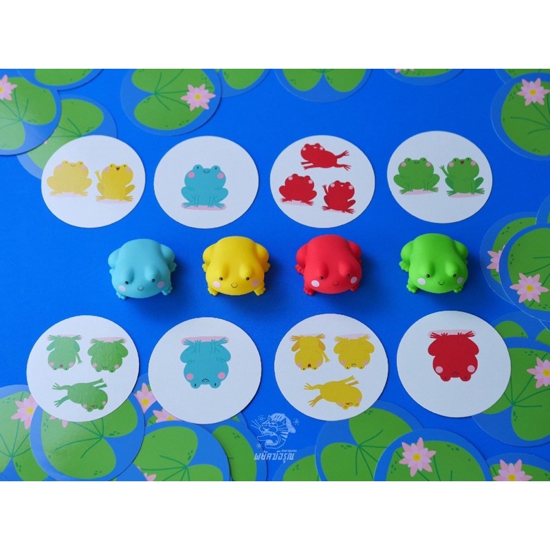 1-2-3 Froggies A Count Match Game Board Game บอร์ดเกม ของแท้จ้ะ ...