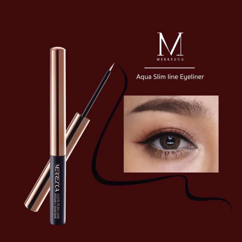 Merrezca AQUA SLIM LINE EYELINER (อายไลเนอร์ อควา สลิม ไลน์ เมอร์เรซก้า ...