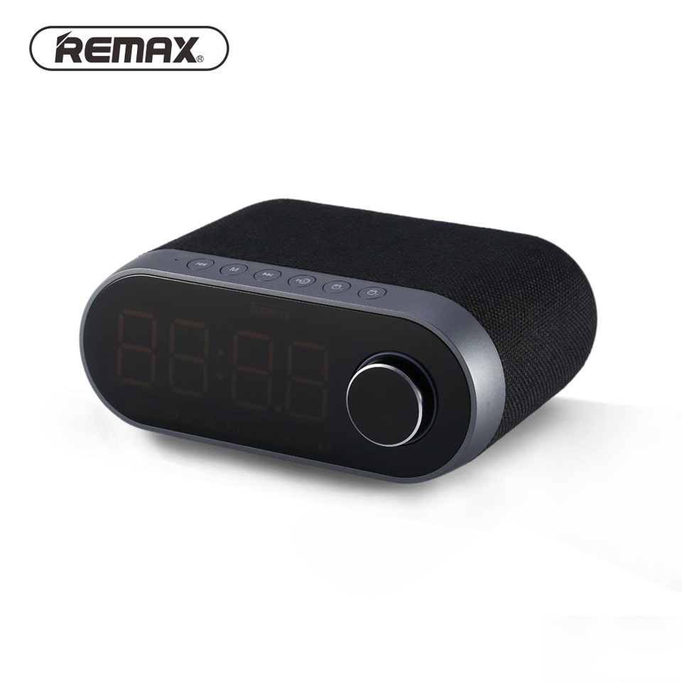 Remax Bluetooth Portable Alarm Clock Speakers - RadioStereoUSBTF jNsc ...