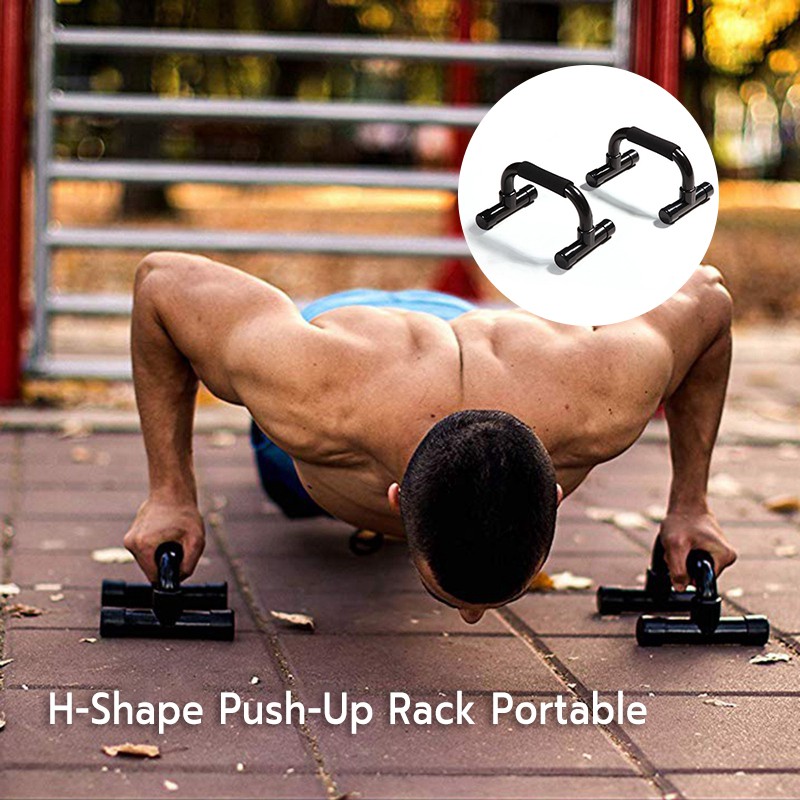 Fitness Push Up Bar Push-Ups Stands Bars H-Shape Push-Up Rack for ...