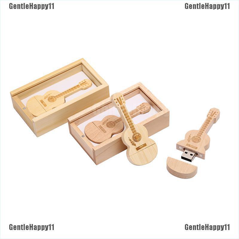 Ghth แฟลชไดรฟ์ไม้ USB รูปกีตาร์ - gentlehappy11.th - ThaiPick
