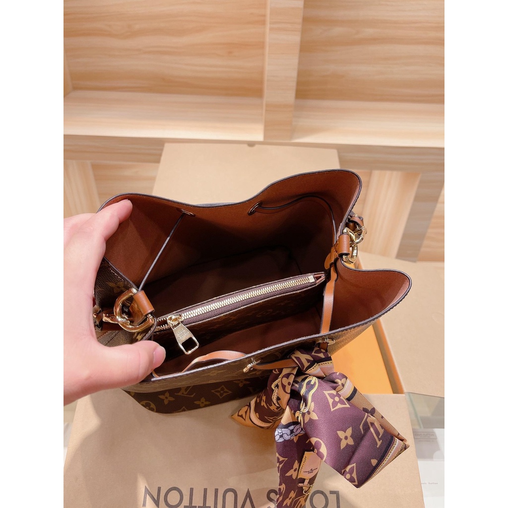 HOT 2021 Bag Lv Neonoe Champagne Bucket Lv Neonoe Bucket Series ...