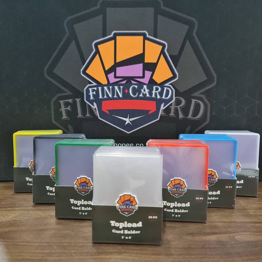 FINNCARDFinnCard TopLoader Topload 35pt-180pt กรอบใส เคส ท็อปโหลด สำหรับใส่การ์ดสะสม รุ่นใหม่ ...