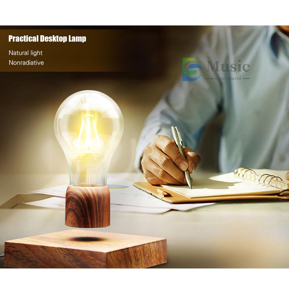 [In Stock] Magnetic Levitating Floating Desk Lamp LED Light Bulb Night ...