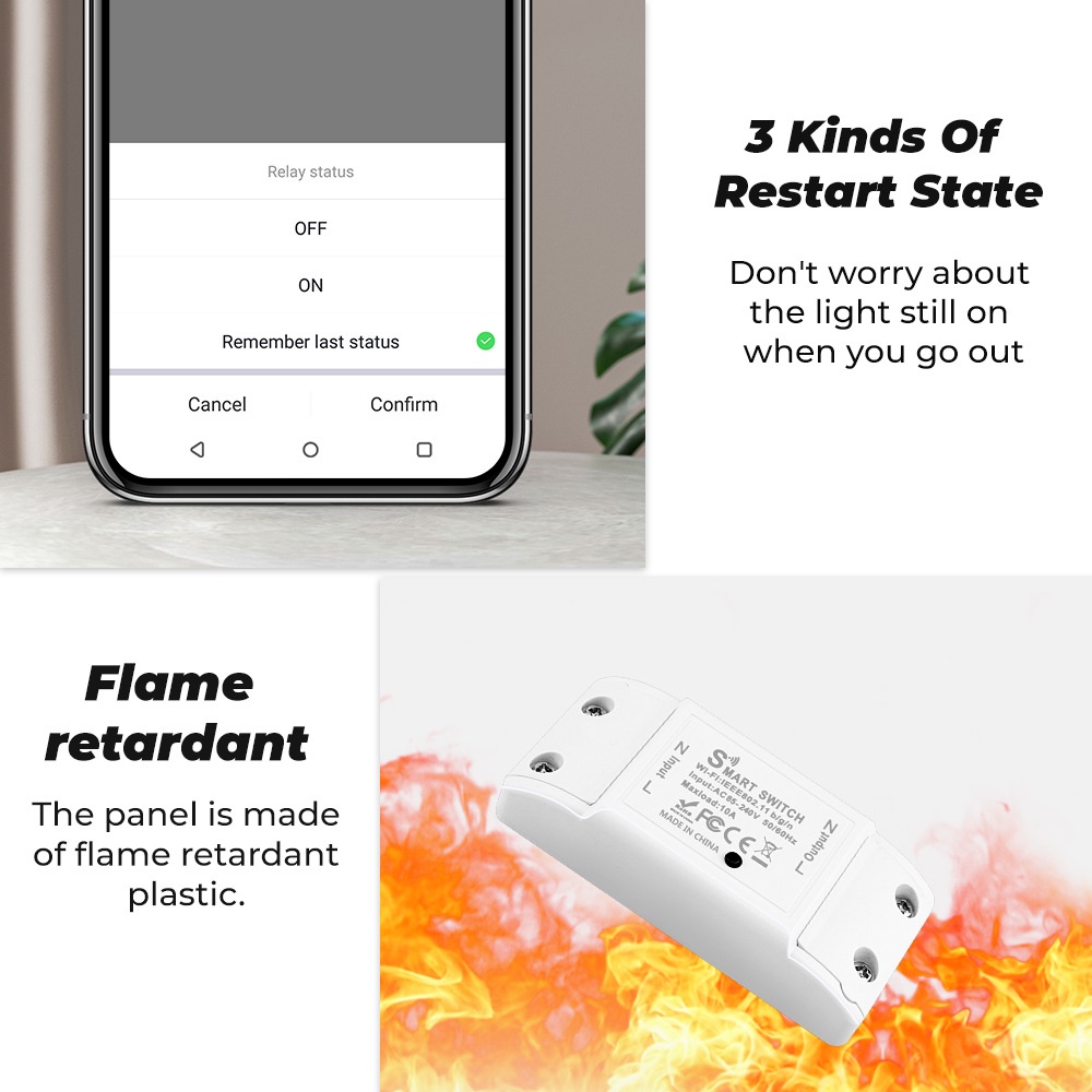 Tuya Wi-Fi DIY Smart Switch สวิตซ์ไฟอัจฉริยะ สวิตช์สั่งงาน ตั้งเวลาผ่าน ...