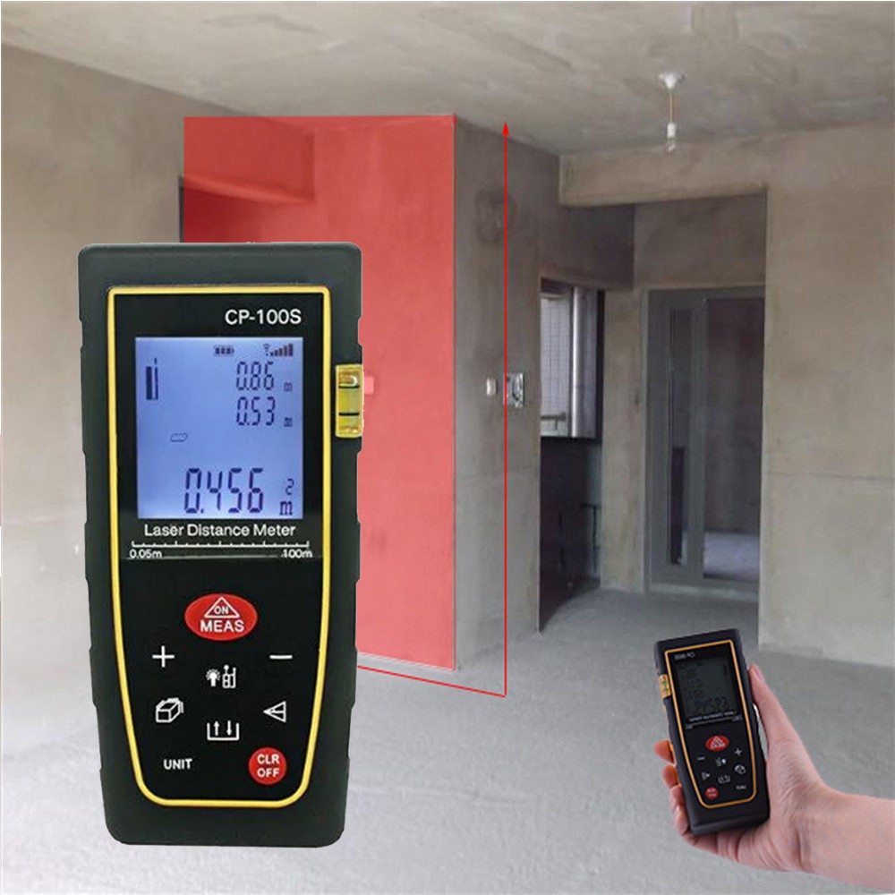 New 100M Handheld Digital Laser Distance Meter Range Finder Measure ...