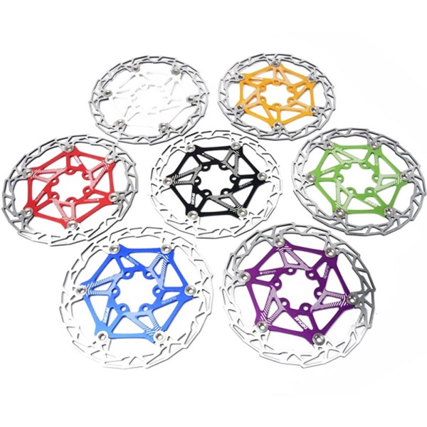 1pc 160mm Six - pin Floating Disc Ultra Light Colorful Mountain Bike ...
