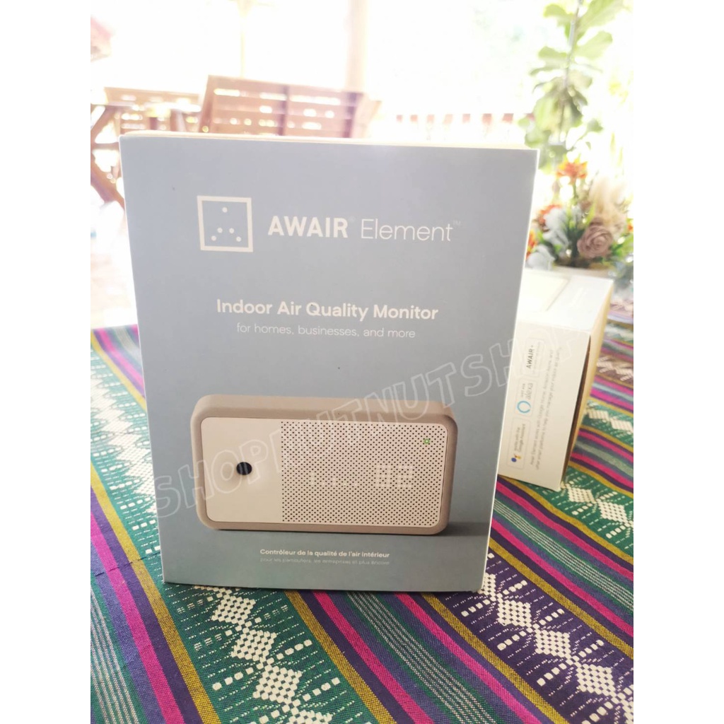 (พร้อมส่ง) AWAIR element เครื่องวัดคุณภาพอากาศ indoor quality monitor ...