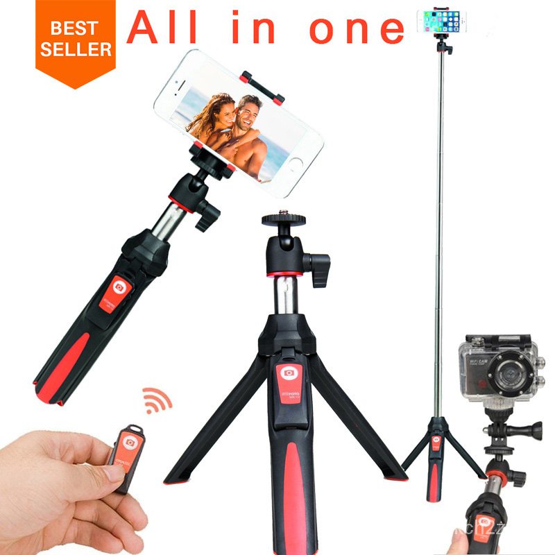 Ulanzi Benro Mk10 Selfie Stick Tripod Stand 4 In 1 Extendable Monopod