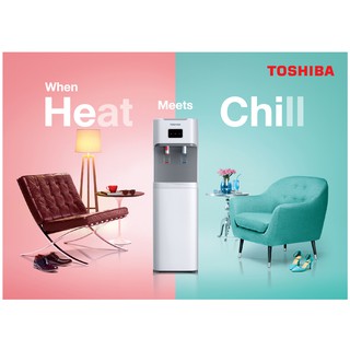 Toshiba เครื่องทำน้ำร้อน/น้ำเย็น Bottom Loading รุ่น RWF-W1669BK(W1) | Shopee Thailand