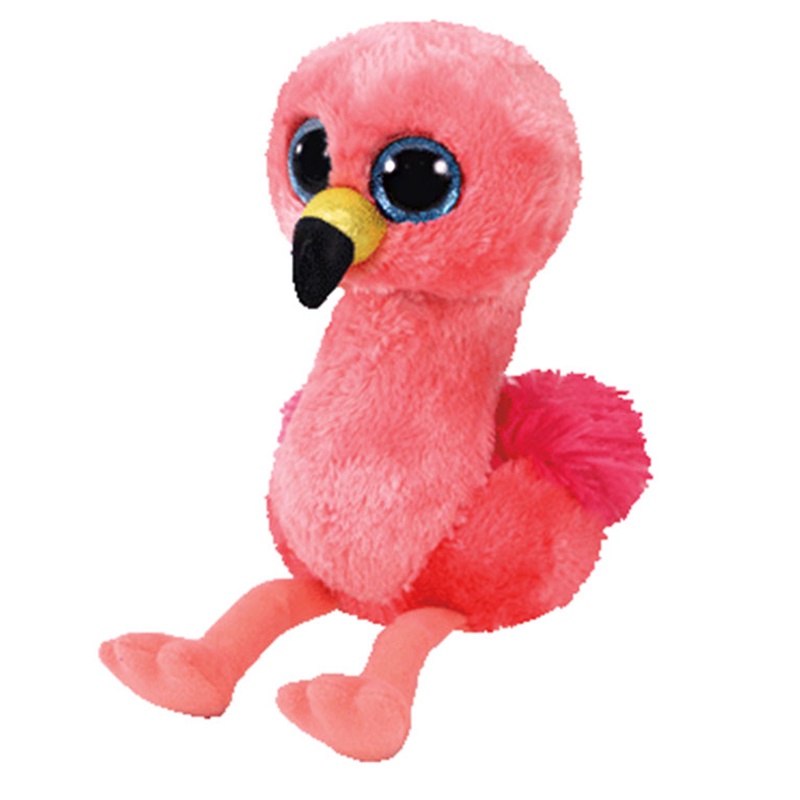 Ty Beanie Boos GILDA the Flamingo ตุ๊กตานุ่ม รูปการ์ตูนสัตว์น่ารัก ขนาด ...