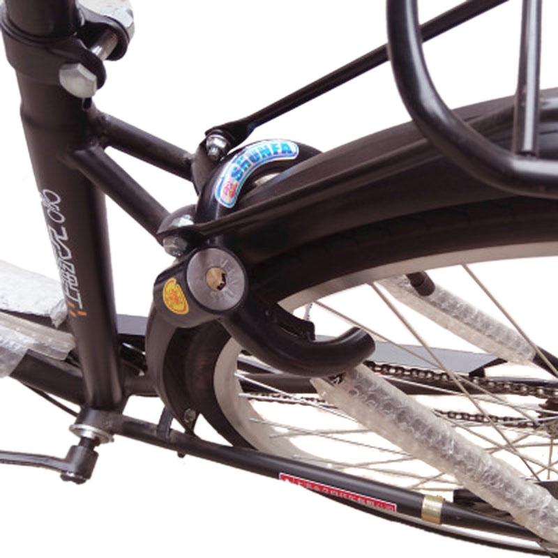 ล็อคป้องกันการโจรกรรมBicycle Lock Fixed Anti theft Bike Locks Bold Hard ...