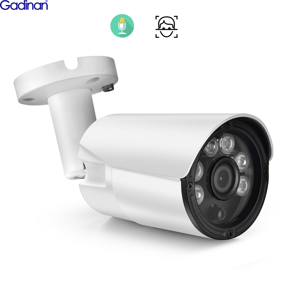 กล้องวงจรปิด cctv Gadinan 5MP 4MP IP Camera Face Detection Outdoor ...
