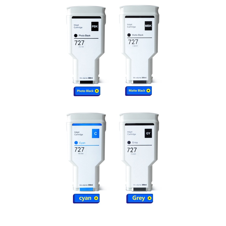 HP 727 Compatible Ink Cartridge For HP DesignJet T920 T2500 T930 T1530 ...